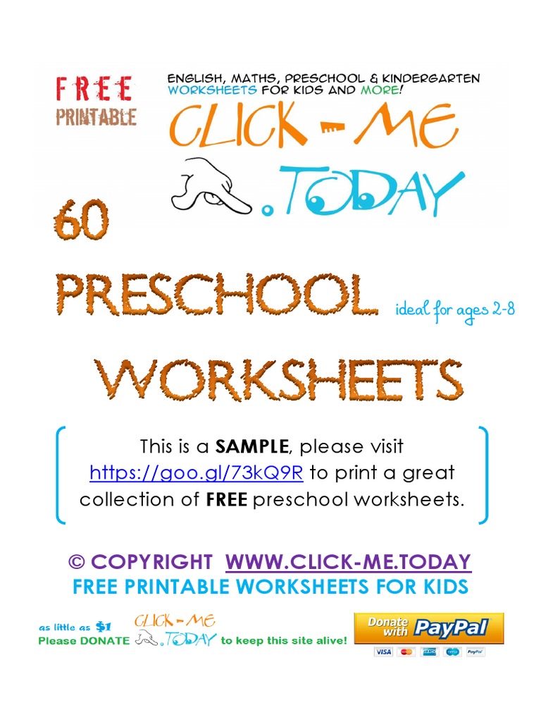 Free Printable Preschool Worksheets | PDF | Fruit