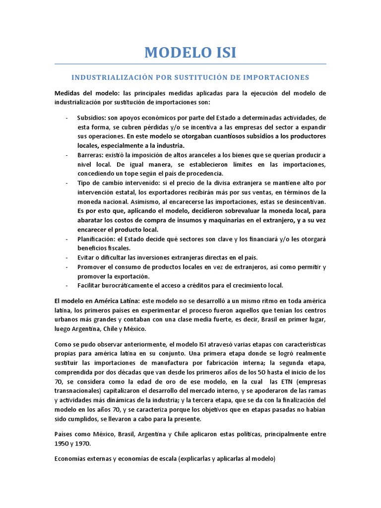 Modelo Isi | PDF | Macroeconómica | Economias