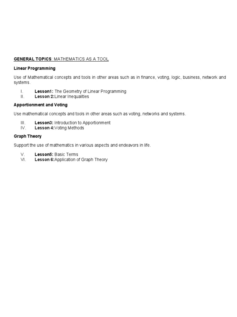 Math Term Paper | PDF | Linear Programming | Vertex (Graph Theory)