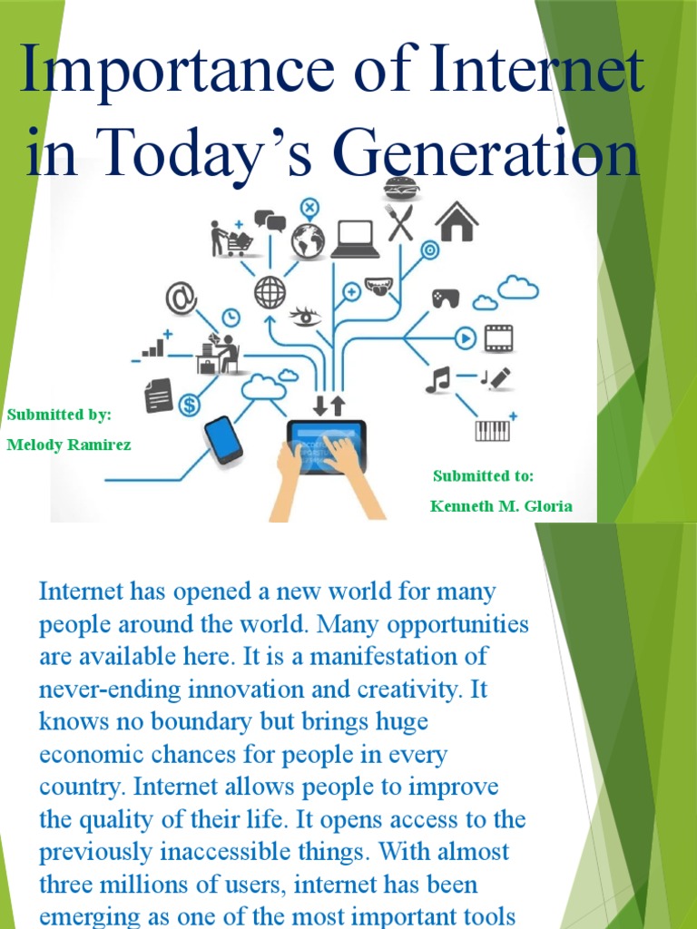 Importance of Internet | PDF | Internet | Information Age