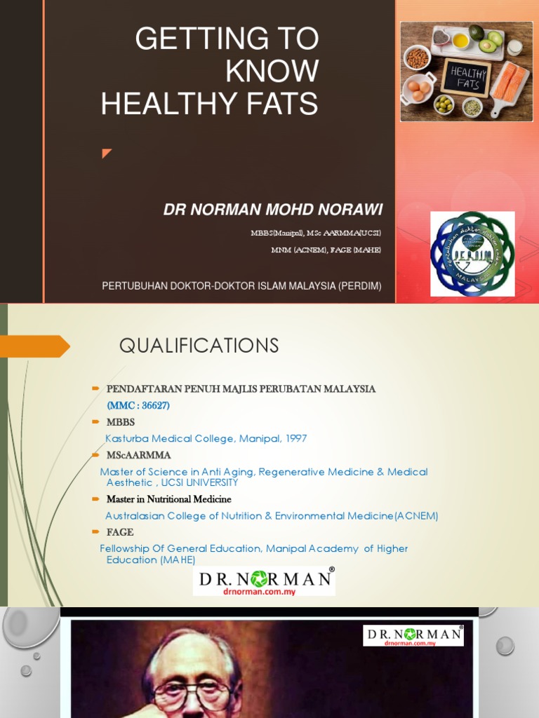 Getting To Know Healthy Fats | PDF | Fat | Fatty Acid