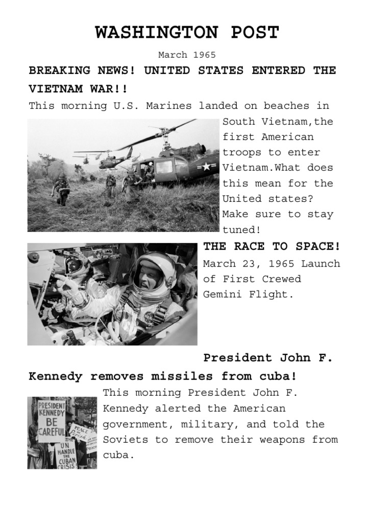 WASHINGTON POST Newspaper | PDF | History | Young Adult