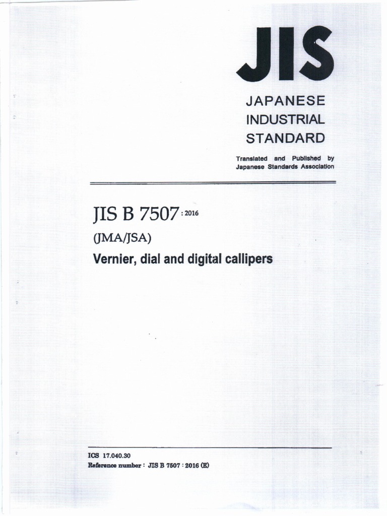 Jis 7507 | PDF