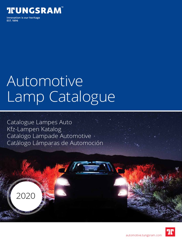 Automotive Lamp Catalogue | PDF | Headlamp | Incandescent Light Bulb