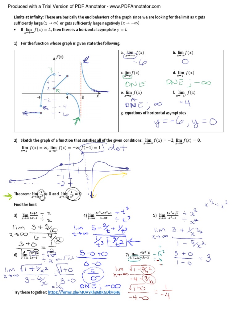 Lesson 2-6 Notes Blank | PDF | Asymptote | Mathematical Relations