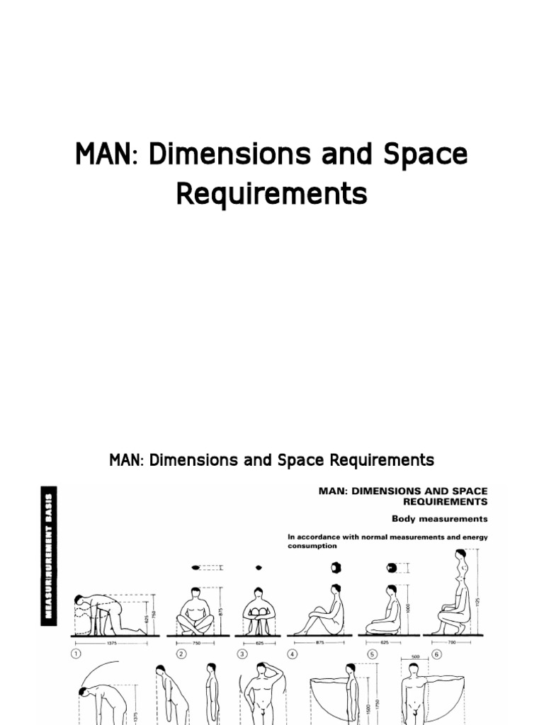 Human Dimensions in Space Planning | PDF
