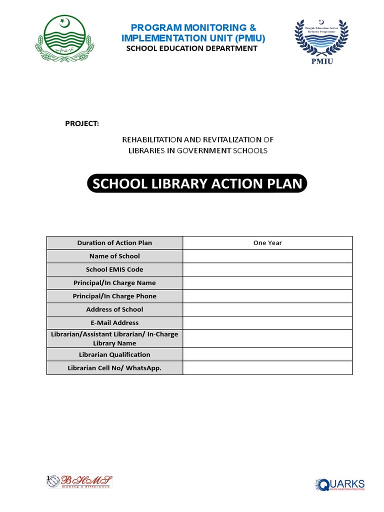 Action Plan Soft | PDF | Librarian | Libraries