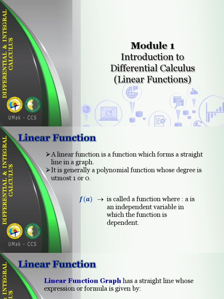 Understanding Linear Functions | PDF | Differential Calculus | Variable ...