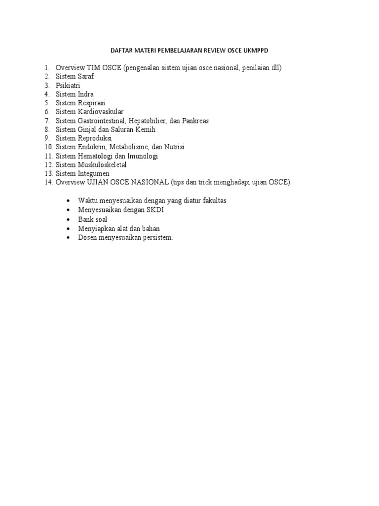 Osce Ukmppd 2021 | PDF