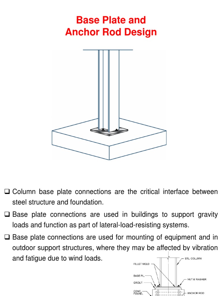 Base Plate BSC | PDF | Tension (Physics) | Strength Of Materials