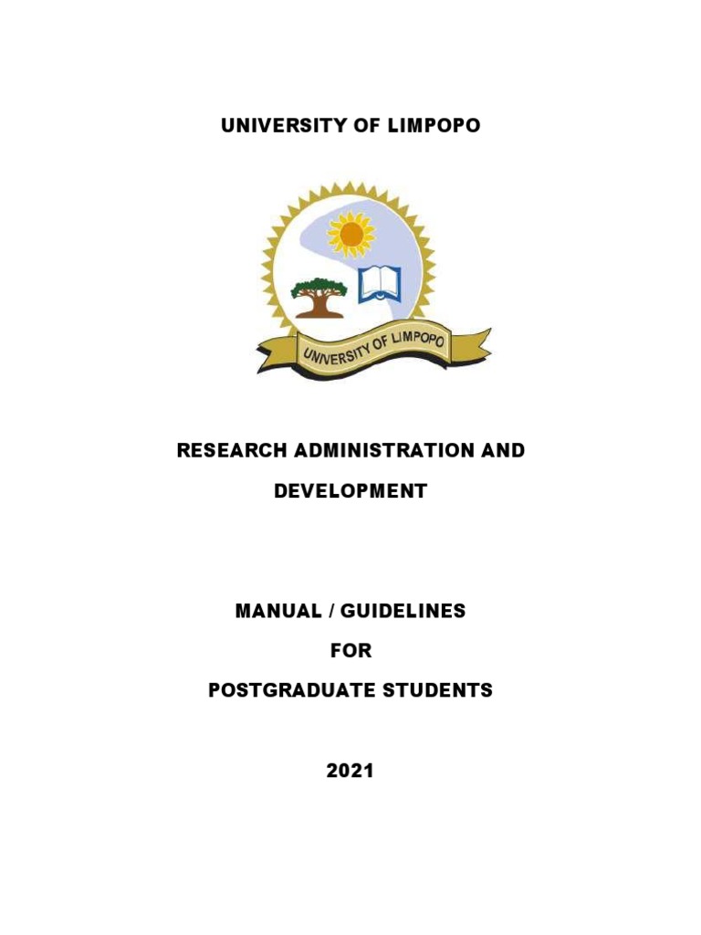 PG Manual 2021 | PDF | Thesis | Postgraduate Education