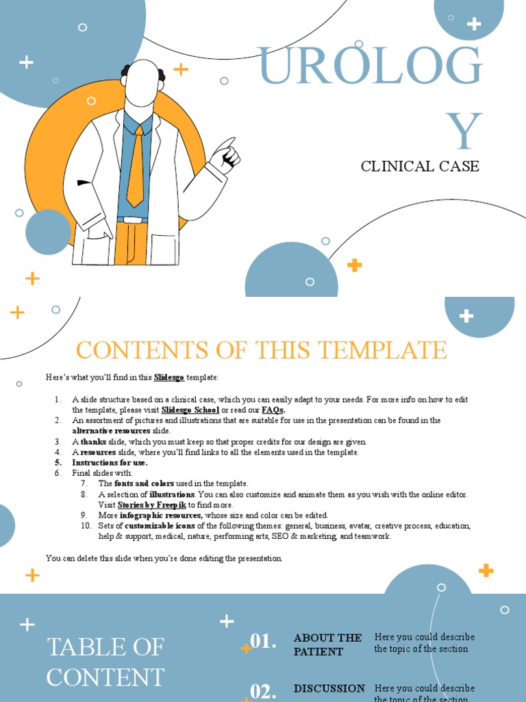 Urology Clinical Case - by Slidesgo | PDF