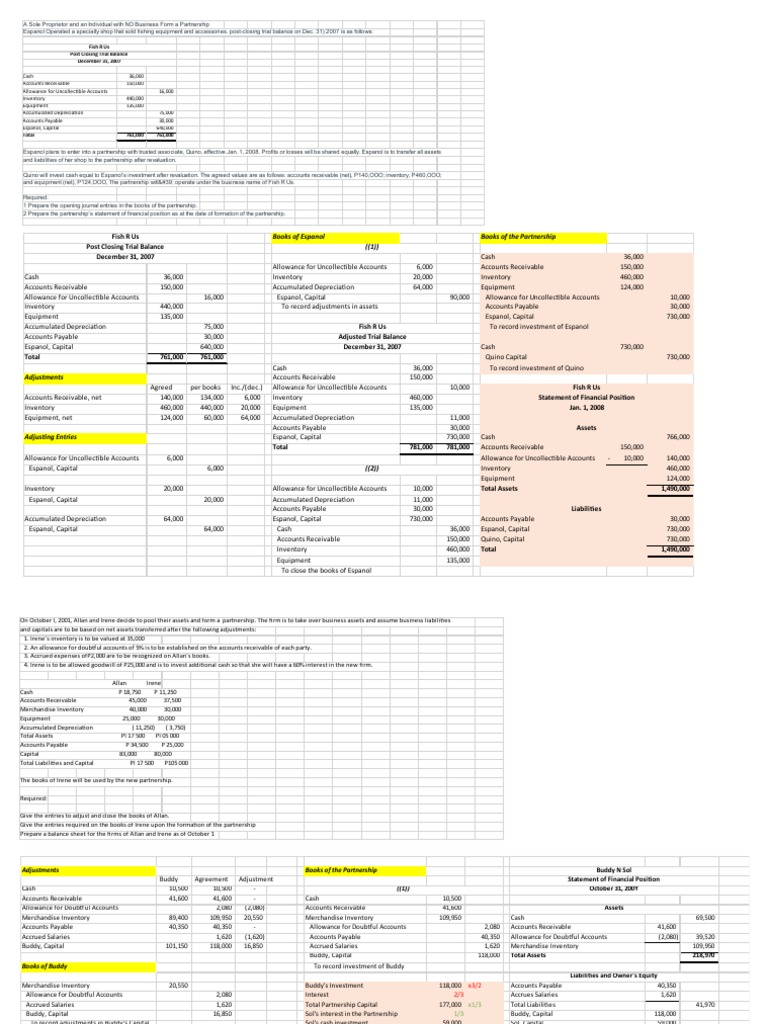 Answer Keys | PDF | Balance Sheet | Accrual