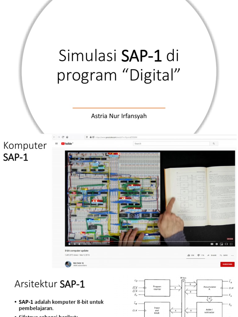 Simulasi SAP-1 Di Program | PDF