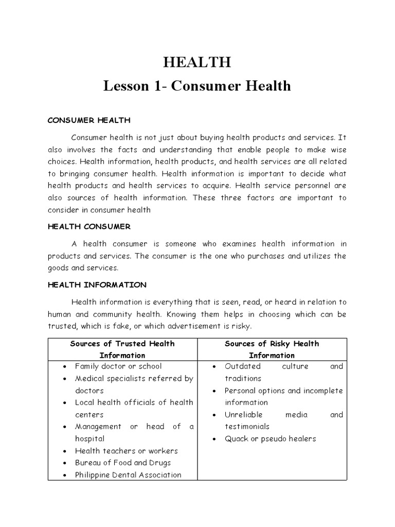 Mapeh Grade 10 - Health | PDF | Acupuncture | Naturopathy