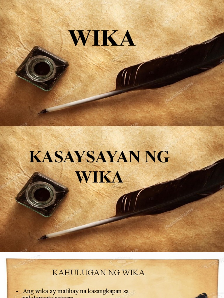 Kasaysayan NG Wika | PDF