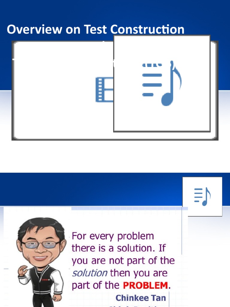 Test Construction and Table of Specification | PDF