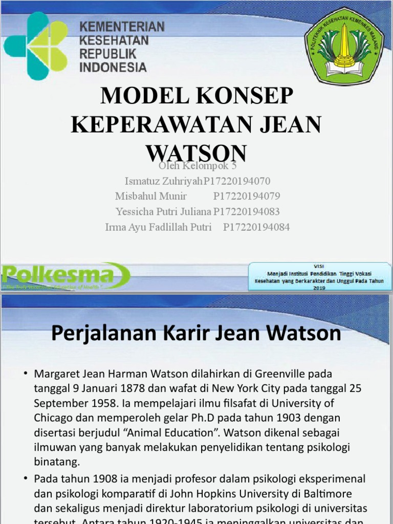 Model Konsep Keperawatan Jean Watson | PDF