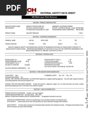Material Safety Data Sheet Msds Lion Parcel Bantul Mantrijeron