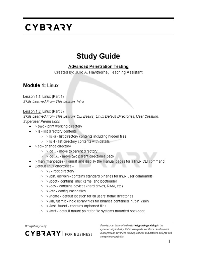 Study Guide: Linux | PDF | Domain Name System | Superuser