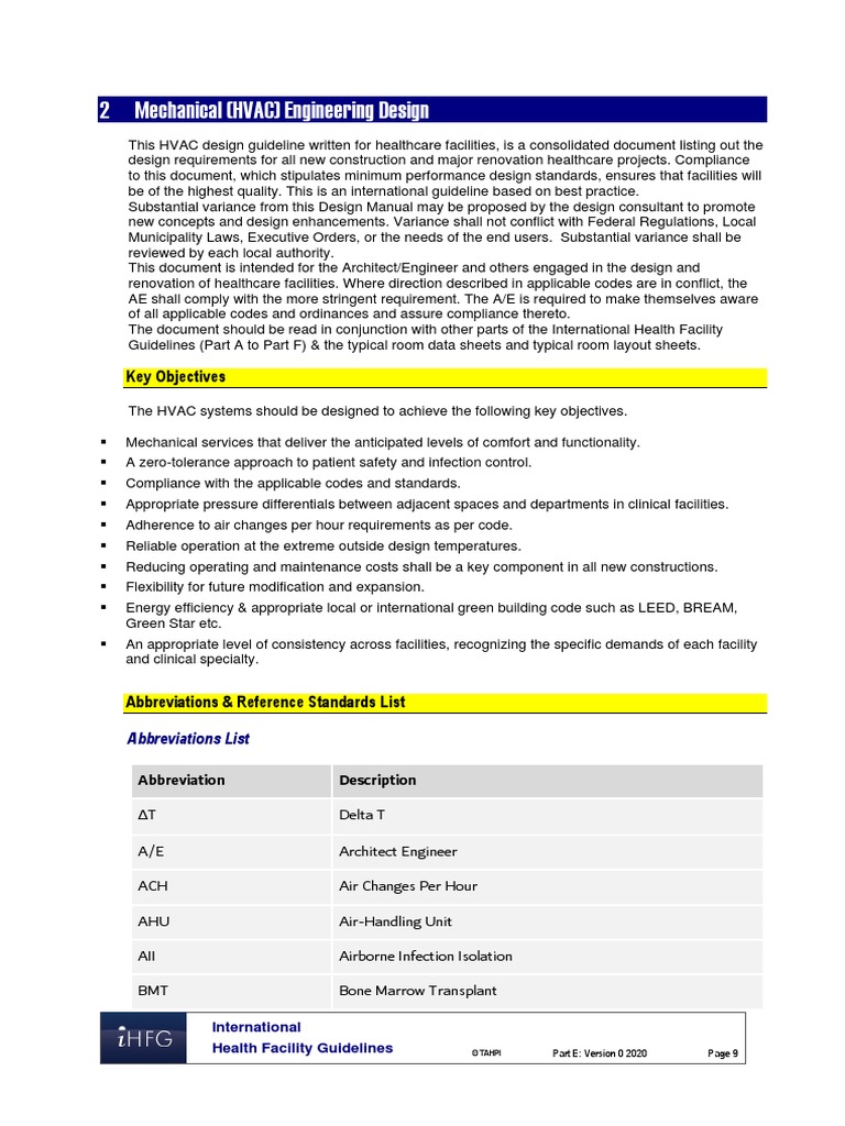Mechanical - HVAC - Engineering - Design - 1 - 1 | PDF | Regulatory ...