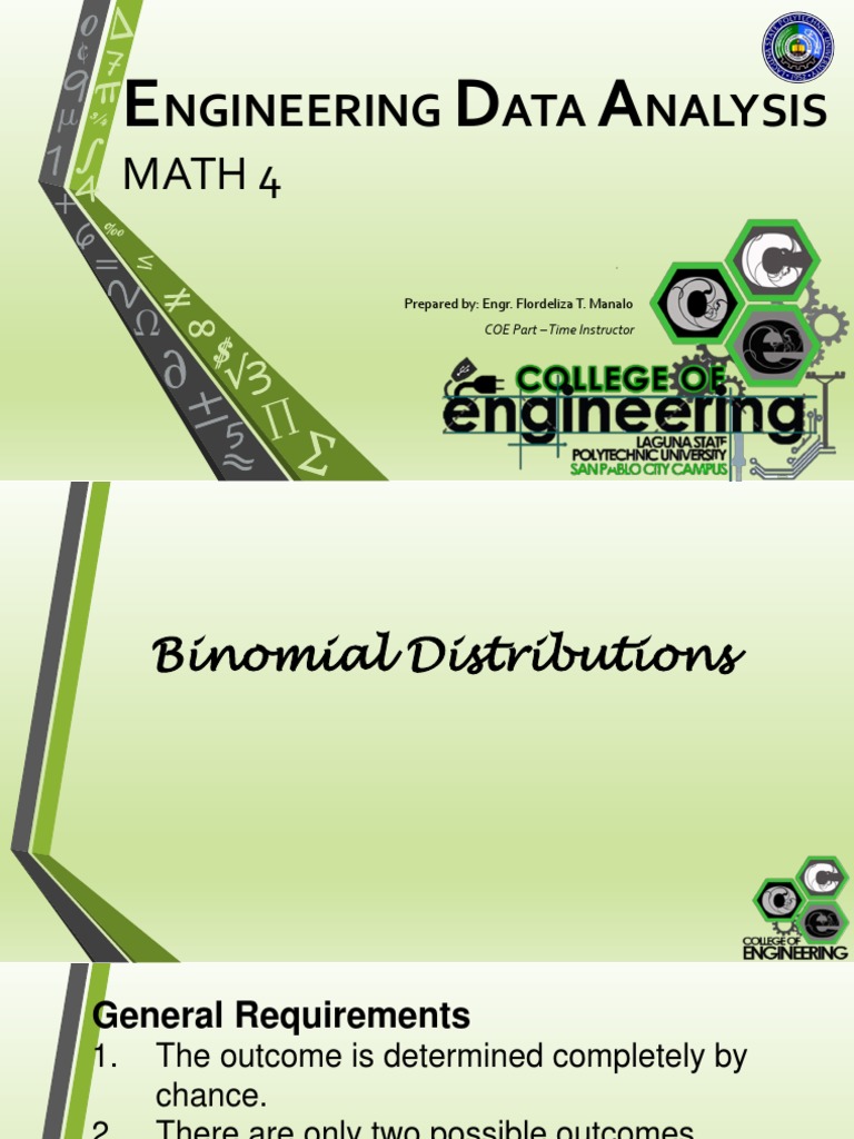 Binomial Distribution Analysis | PDF | Standard Deviation | Mean