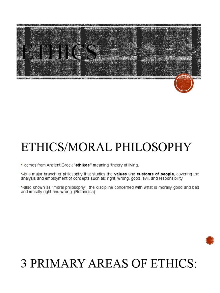 Mid Lesson 1 Ethics & Moral Philo | PDF | Morality | Utilitarianism