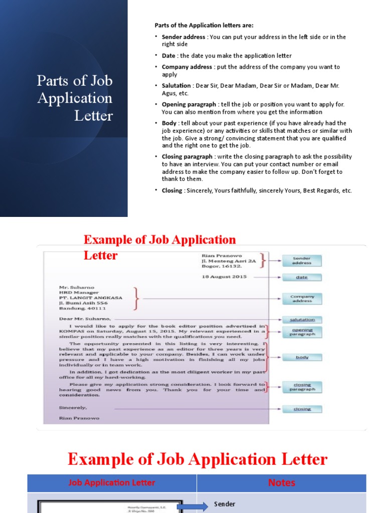 Job Application Letter | Download Free PDF | Business