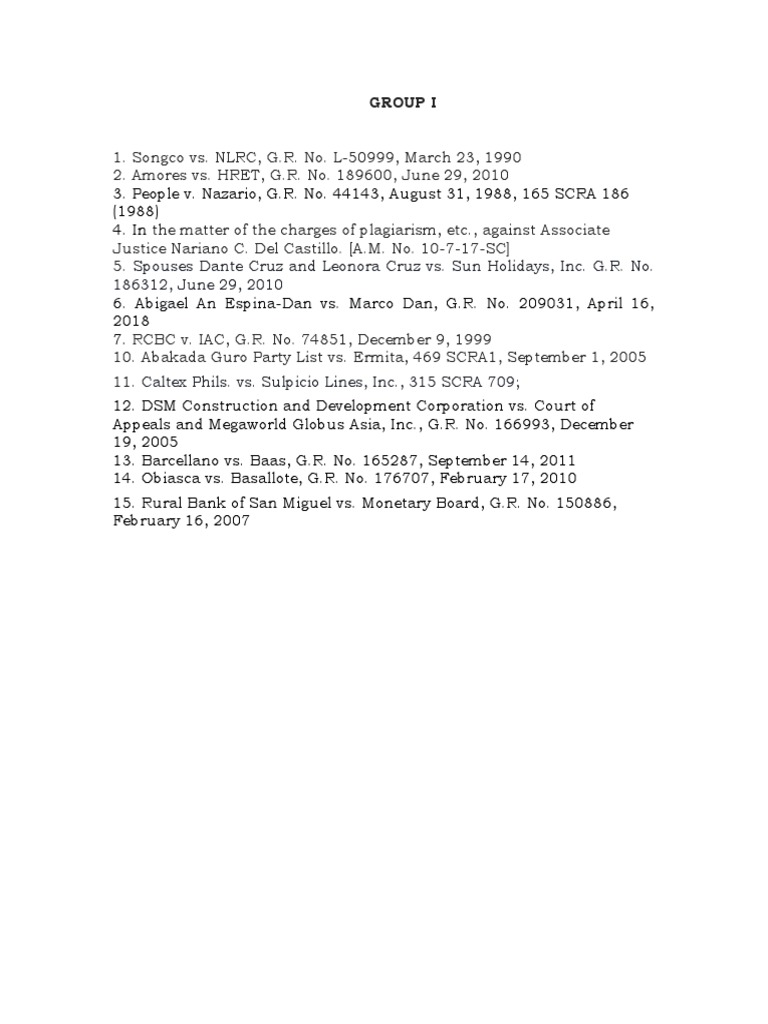Case Digest | PDF | Economy Of The Philippines | Philippines
