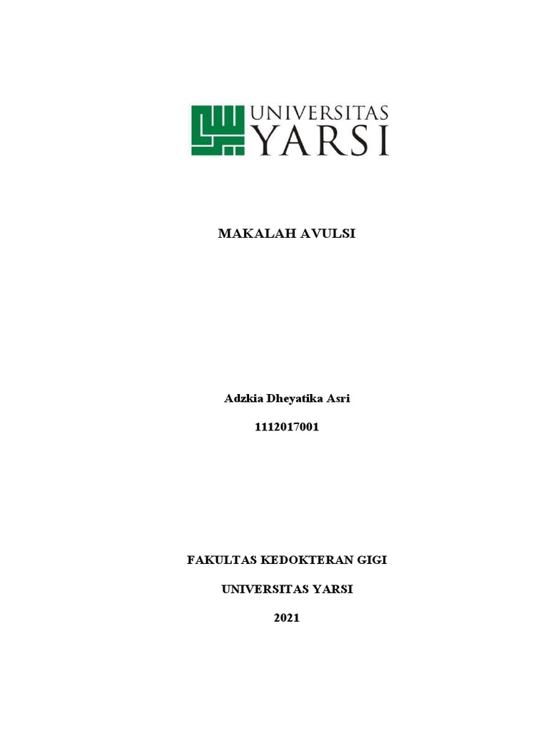 Makalah Avulsi | PDF