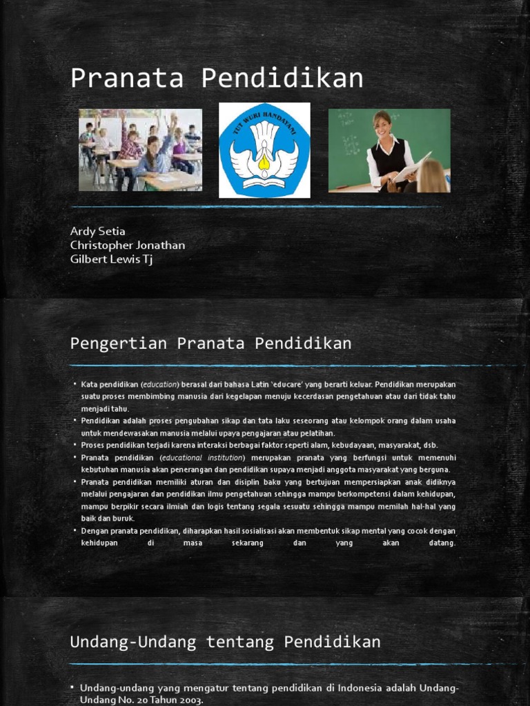 Pranata Pendidikan | PDF | Kesehatan Holistik