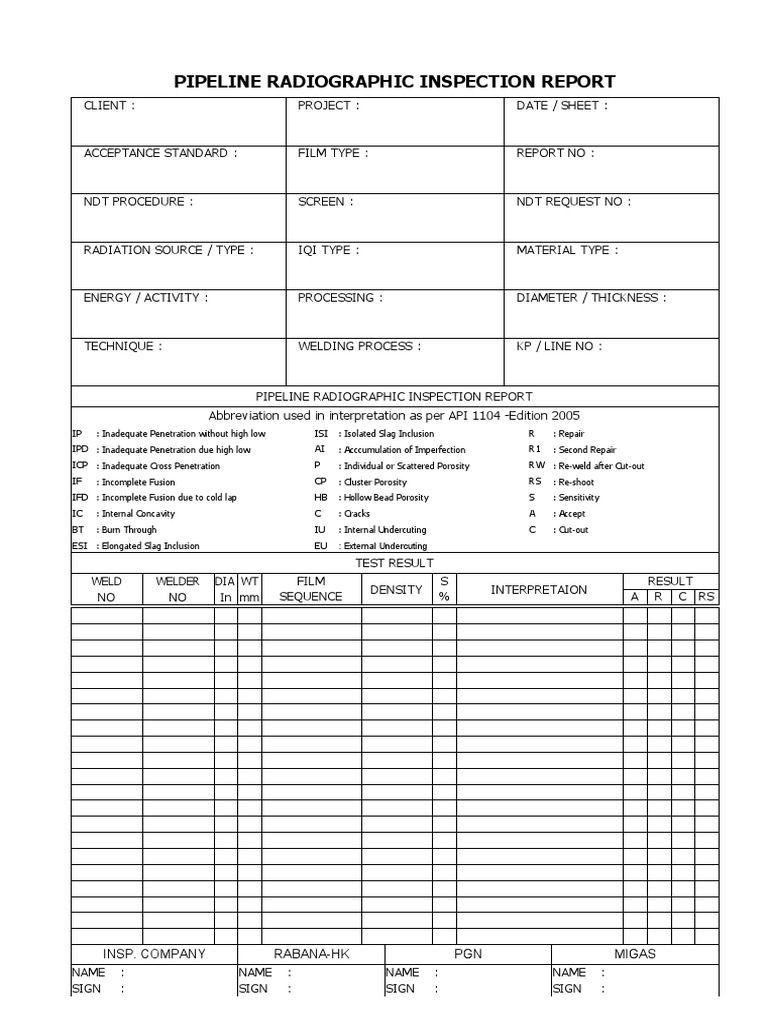 NDT Report Test | PDF | Nondestructive Testing | Welding