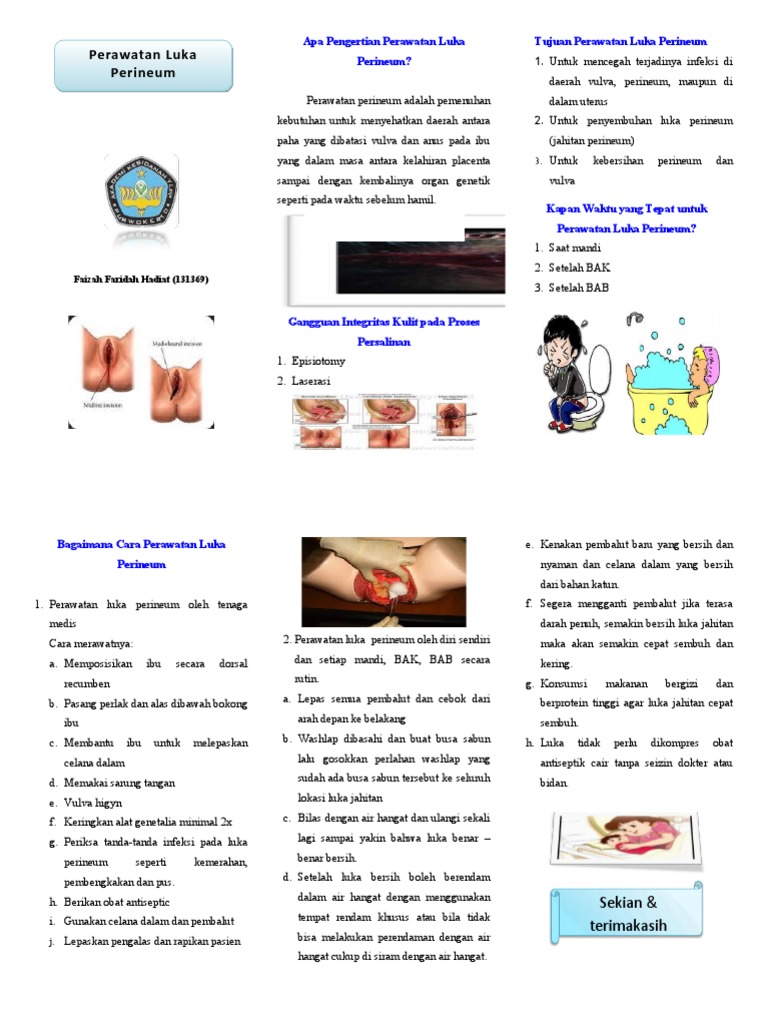 MENGENAL PERAWATAN LUKA PERINEUM | PDF