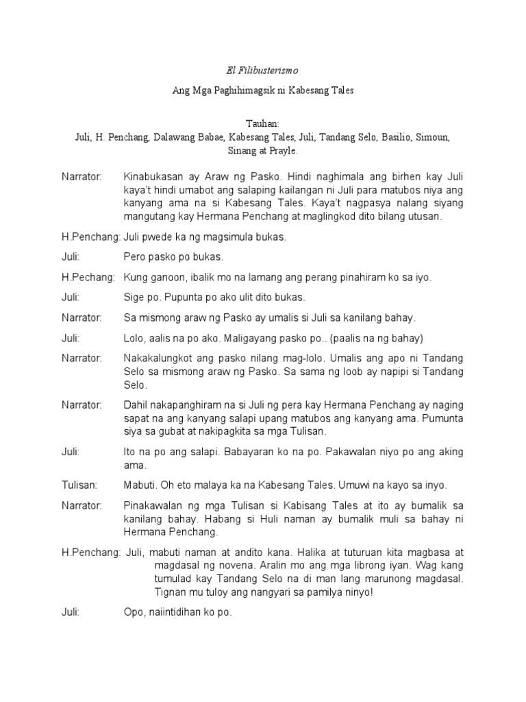 El Filibusterismo - 3 | PDF