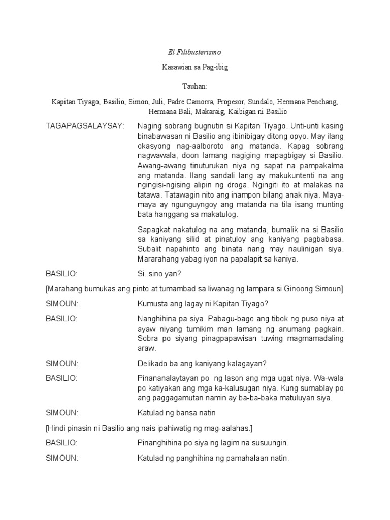 El Filibusterismo - 4 | PDF