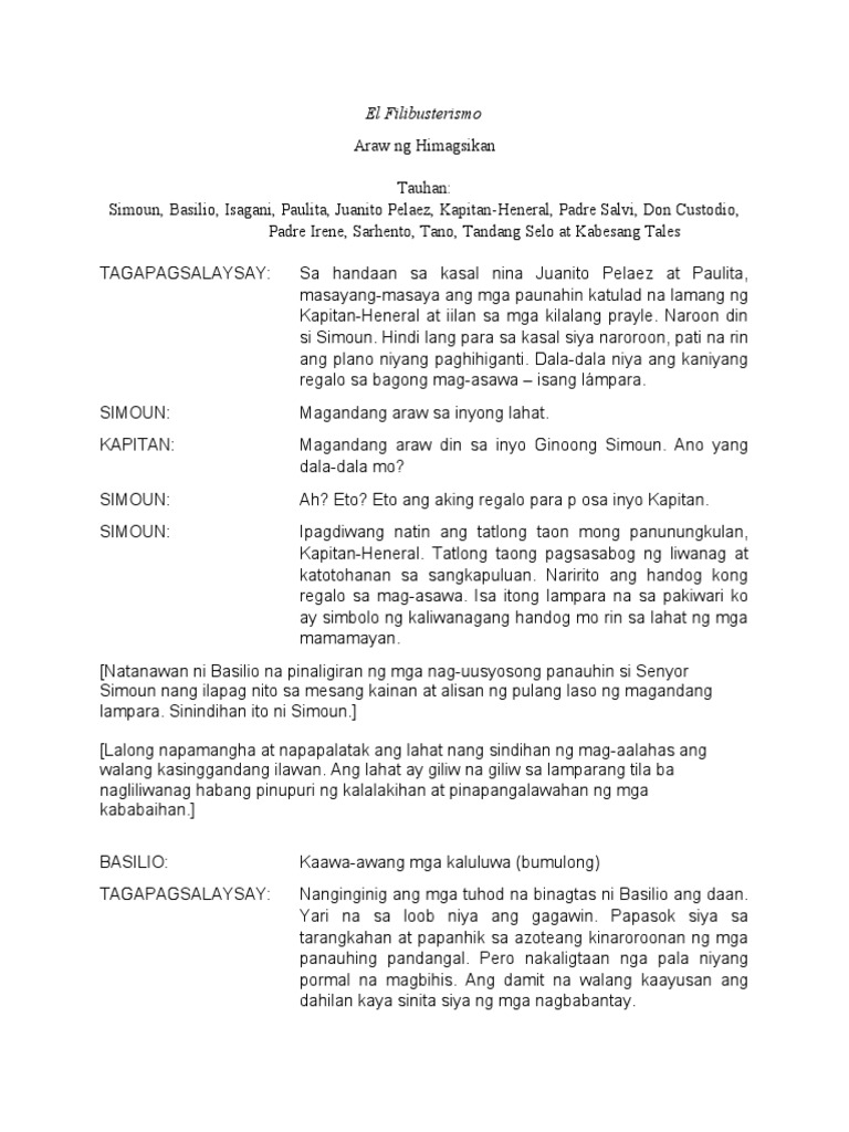 El Filibusterismo - 5 | PDF