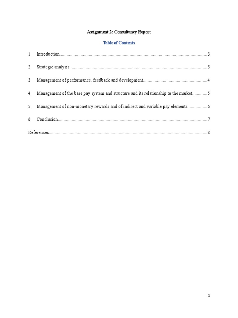 Assignment 2: Consultancy Report | PDF | Motivation | Motivational