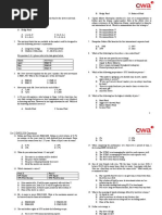 Fimm Cute Sample Exam | PDF | Educational Assessment And Evaluation ...