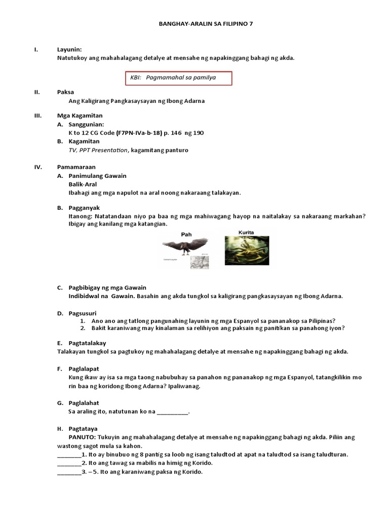 Fil 7 Q4 Day 01 | PDF