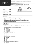 Soal PLBJ Dan Jawaban | PDF | Seni