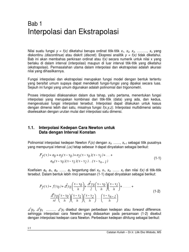 Metoda Numerik | PDF