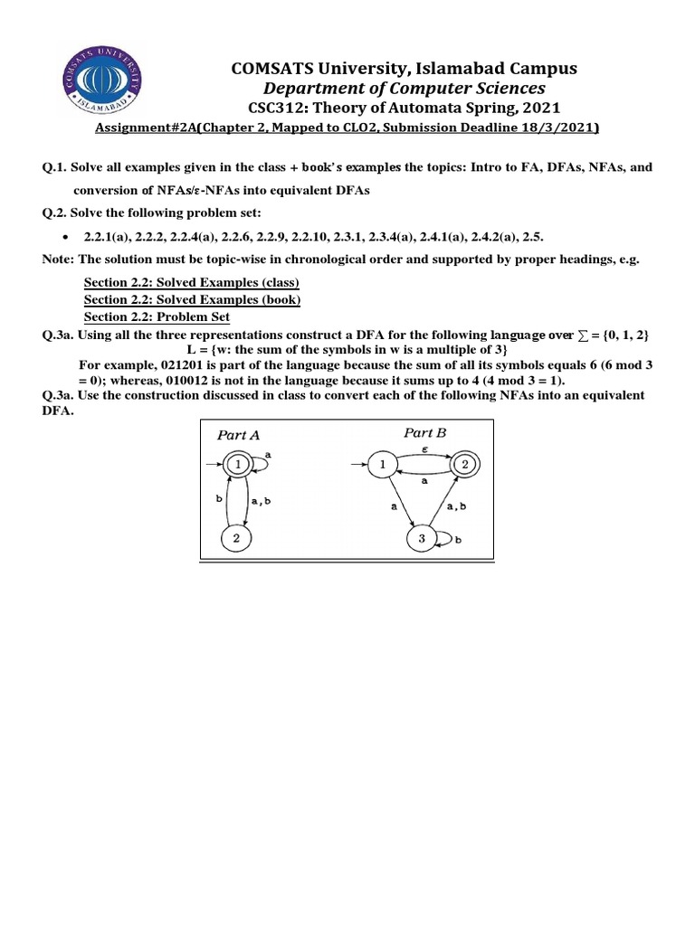 Spring2021-Assignment 2A | PDF
