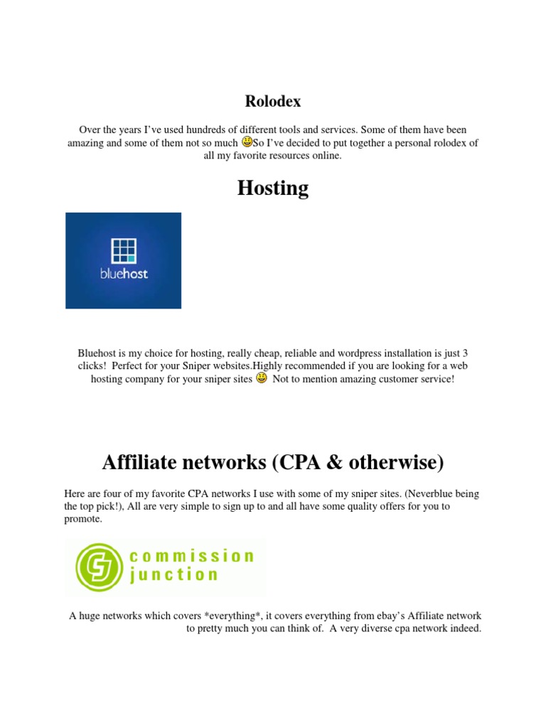 Rolodex | Download Free PDF | Web Software | Search Engine Optimization