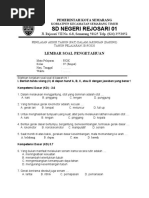 Soal Pas Pjok Kelas 4 Semester 2 Kurikulum Merdeka | PDF | Olahraga & Rekreasi