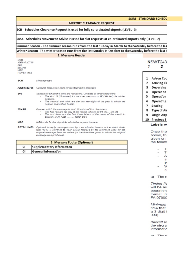 SSIM: Slot Coordination Procedures | PDF | Aviation | Transport
