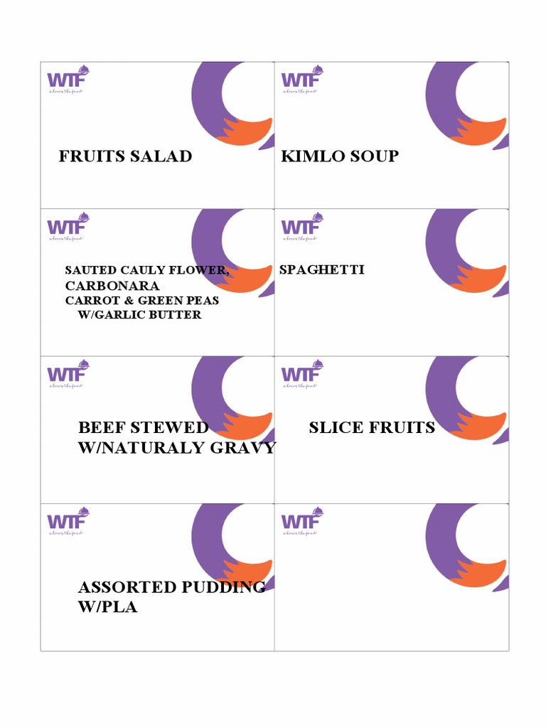 Foodtag Fox Logo | PDF