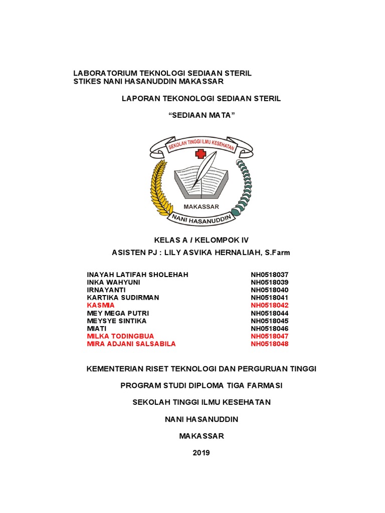 Laporan Lengkap TSS | PDF