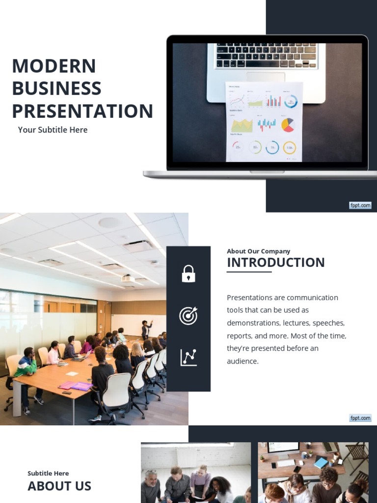 Modern Business Presentation 1 | PDF | Swot Analysis | Communication