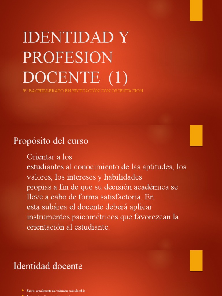 Identidad y Profesion Docente | PDF | Maestros | Conocimiento