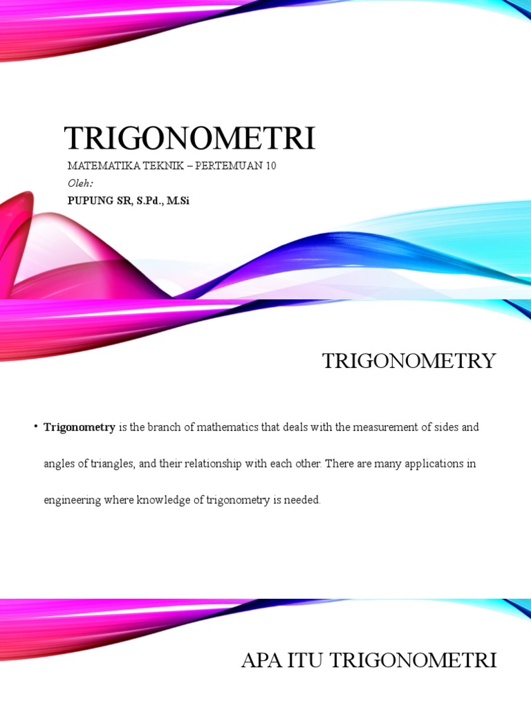 Trigonometry Basics and Applications | PDF